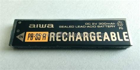 Sealed Lead Acid Battery Pb S5 A 2 V Power S Aiwa Co Ltd Tokyo
