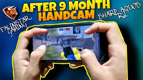 Sharp Aquos R2 Handcam After 9 Month 😱 ️ Pubg Mobile Falinstar