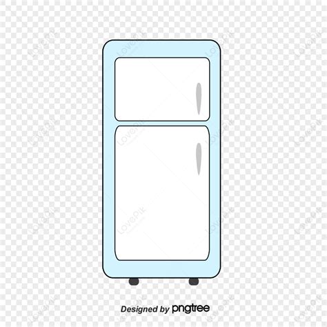 냉장고 일러스트 냉각 푸른 레트로 Png 일러스트 무료 다운로드 Lovepik
