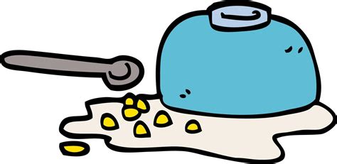 Cartoon Doodle Spilt Cereal Bowl 9868474 Vector Art At Vecteezy