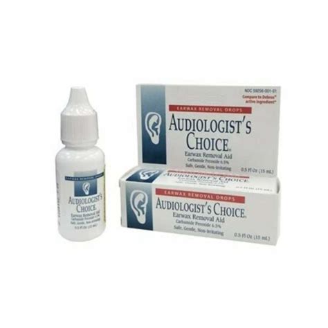 Audiologists Choice Ear Wax Drops Safe And Gentle Wax Removal