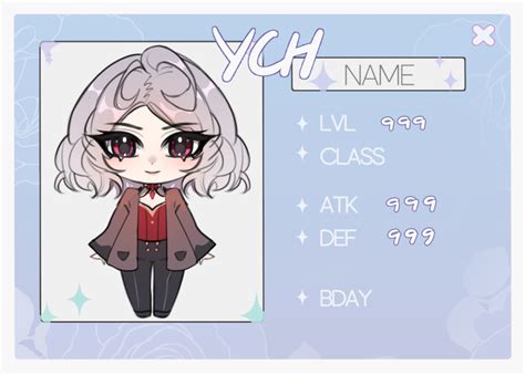 Chibi Char Ref Ych Ych Commishes