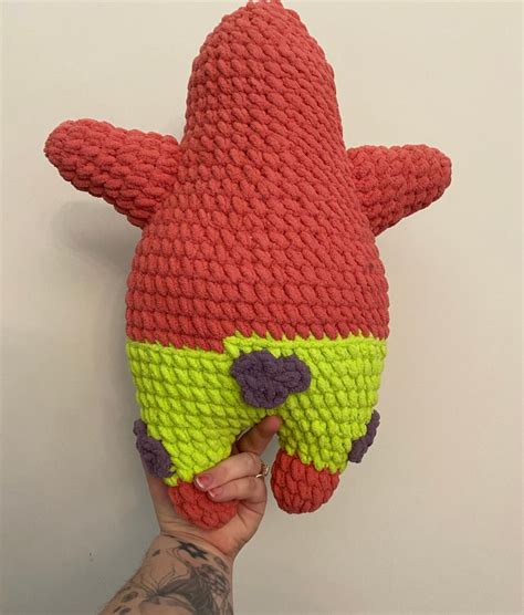 Patrick Star Crochet Pattern Crochet Spongebob Squarepants Pattern