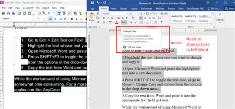 How To Change The Selected Text Case In Foxit PDF Editor The Easy Way