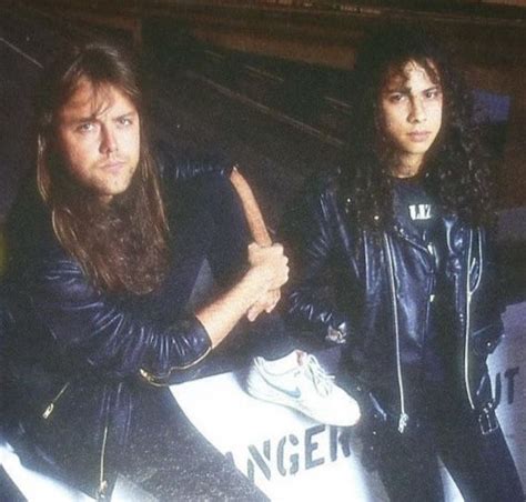 Kirk And Lars Kirk Metallica Metallica Bob Rock