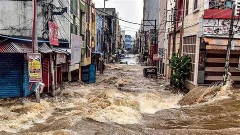 హైదరాబాద్‌ మళ్లీ ఆగం తాజా పరిస్థితి జలదిగ్బంధం ఇద్దరు మృతి