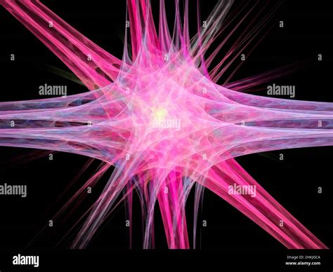 Nerve Cell Abstract Illustration Stock Photo Alamy