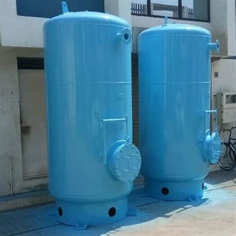 Vertical Mild Steel Air Receiver Tank 150 Psi Storage Capacity 200 L