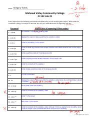 Ci132 Lab21 Gtorres15 Pdf Gregory Torres Name Mohawk Valley Community