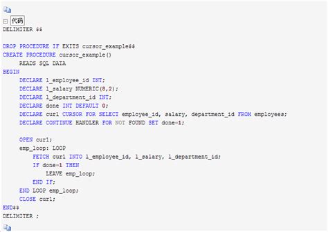 Mysql怎么用游标修改数据如何使用mysql 游标？ Csdn博客