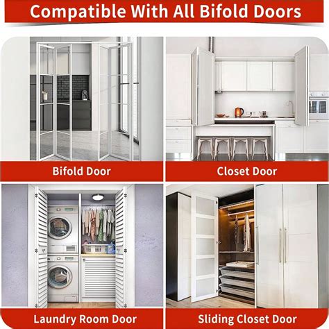 2 Packs Bifold Door Hardware Repair Kit Bi Fold Sliding Closet Barn