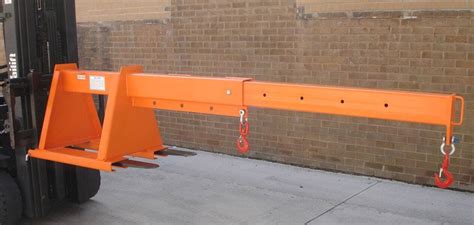 Fork Mounted Extending Jib Invicta Forks And Attachments