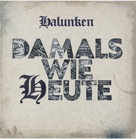 Halunken Damals Wie Heute Compact Disc Tinnitus Records