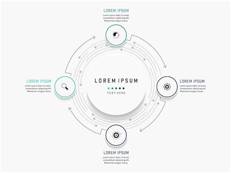 비즈니스 데이터 시각화 프로세스 차트 그래프의 추상 요소 단계 옵션 부품 또는 프로세스가있는 다이어그램 비즈니스 템플릿 인포 그래픽에 대한 창의적인 개념