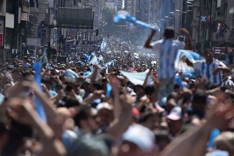 Euforia Y Lágrimas Por El Tercer Título Mundial De La Argentina
