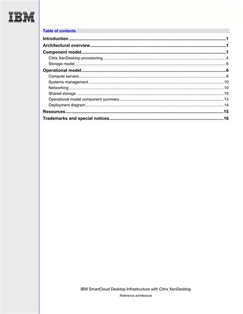 Ibm Smartcloud Desktop Infrastructure With Citrix Xendesktop Pdf Cloud Computing Internet