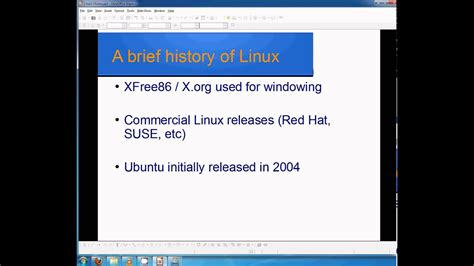 linux chapter 1 history youtube