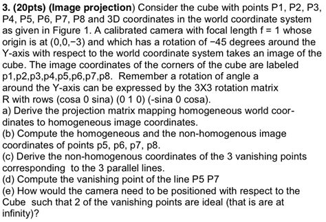 Consider The Cube With Points P1 P2 P3 P4 P5 P6