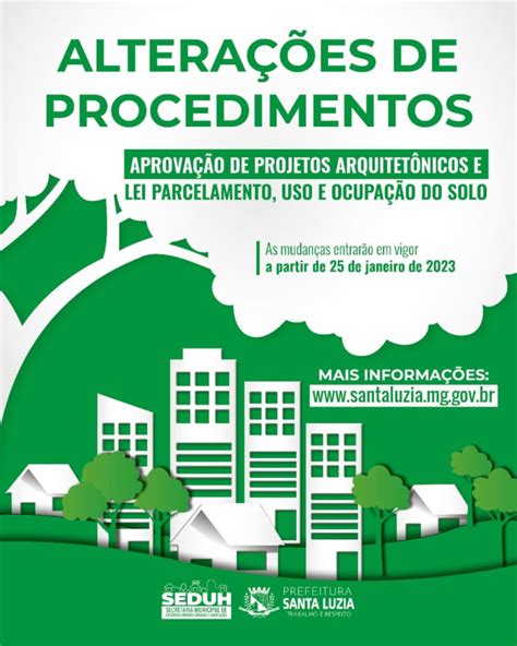 Prefeitura Comunica Alterações No Procedimento De Aprovação De Projetos E Na Lei Parcelamento