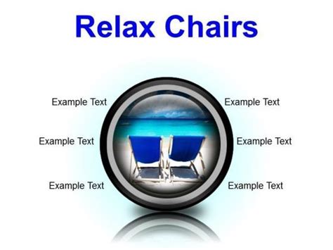Relax Chairs Beach Powerpoint Presentation Slides Cc