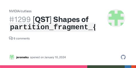 Qst Shapes Of `partitionfragment Ab ` · Issue 1299 · Nvidia