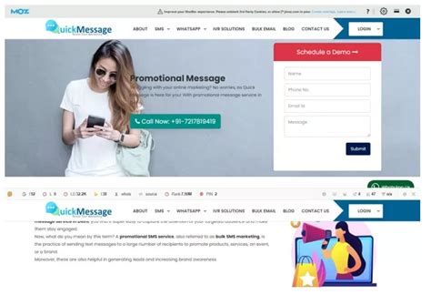 Ppt Quickmessage Promotional Message Powerpoint Presentation Free