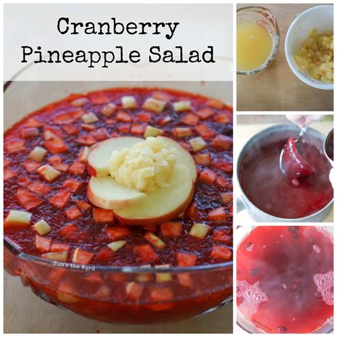 Cranberry Jello Salad Thanksgiving Side Dish Nums The Word