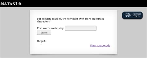 Natas Level 16 Overthewire Paso A Paso Walkthrough En Español