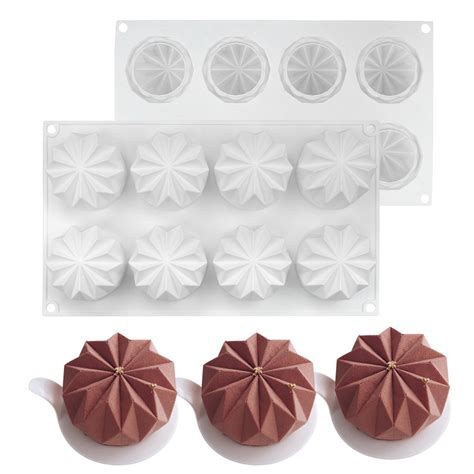 แม่พิมพ์ซิลิโคน รูปพลาสเตอร์ 8 ช่อง สําหรับทําเค้ก มูส ช็อคโกแลต พุดดิ้ง เยลลี่ สบู่ Diy