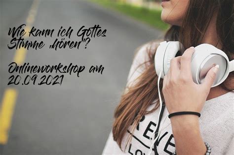 Workshop Gottes Stimme hören Ideen für einen missionalen Lebensstil