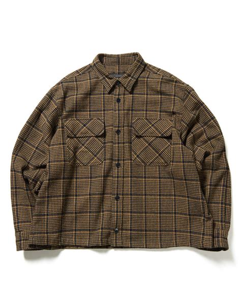 Tweed Cotton Check Cpo Shirt Time After Time