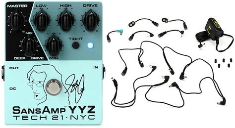 Tech Yyz Geddy Lee Signature Sansamp Yyz Pedal Bundle With Reverb