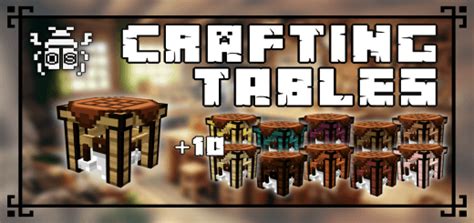 Crafting Tables Minecraft Addon