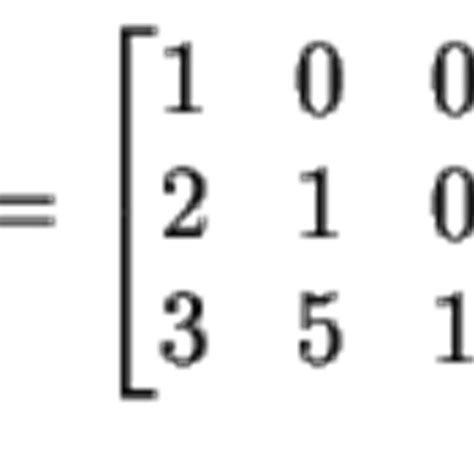 Upper Matrix And Lower Matrix Download Scientific Diagram