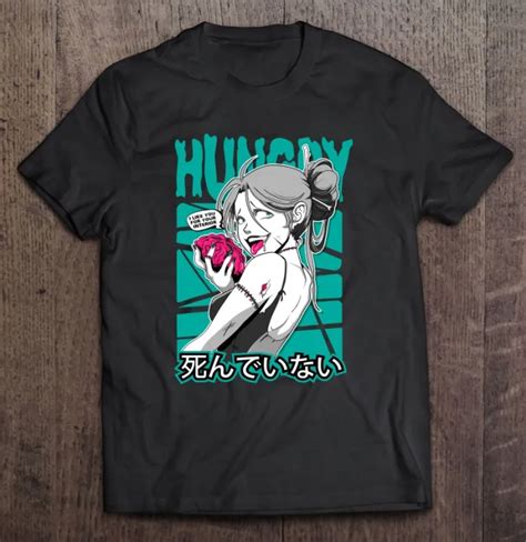 Ecchi Zombie T Shirt Girl Lewd Waifu Anime Hentai Movies Gothic Clothes