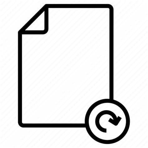 File Document Folder Restore Refresh Icon Download On Iconfinder