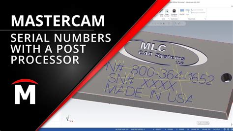 How To Automatically Add Serial Numbers With A Post Processor Youtube