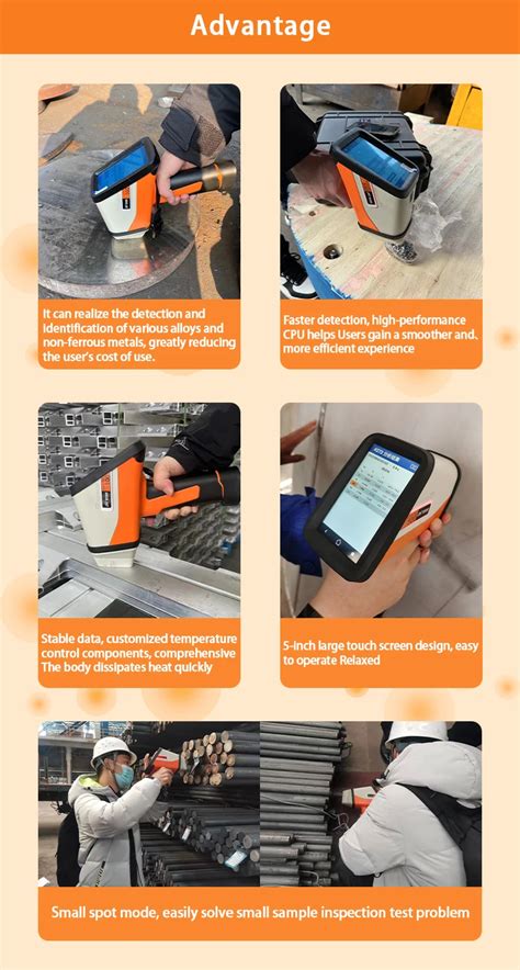 Xrf Metal Analyzer Portable High Performance Si Pin Detector