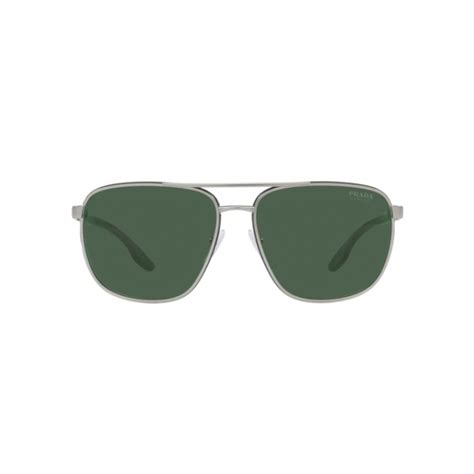 Prada Linea Rossa Ps 50ys 5av02p Gunmetal Sunglasses Man