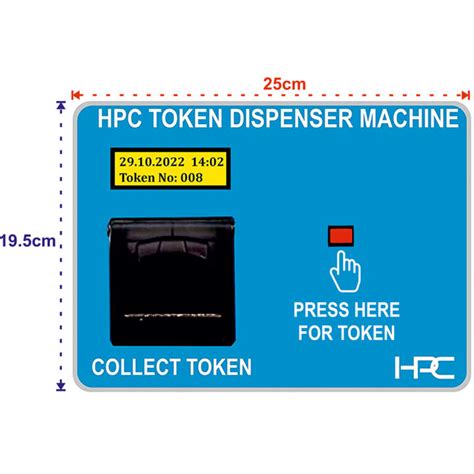 HPC 21 TOKEN DISPENSER MACHINE HPC Embedded Tech