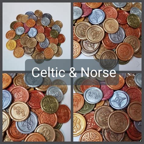 Wax Seal Dnd Coins Norse And Celtic Wax Seals Dnd Coins Dnd Counters