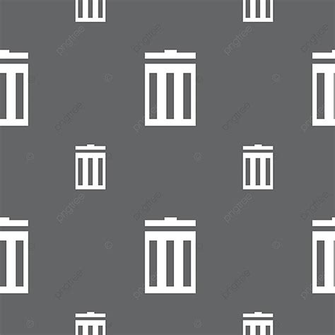 灰色背景上回收站符號的矢量無縫模式 向量 几何的 演讲 象徵向量圖案素材免費下載，png，eps和ai素材下載 Pngtree