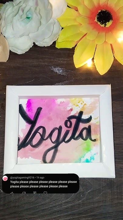 Diy For Subcriber Name Mini Frame 😊😊 Subcriber Commented Me Youtube
