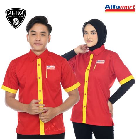 Jual Kemeja Seragam Kerja Pria Wanita Baju Profesi Karyawan Alfamartseragam Alfamartbaju