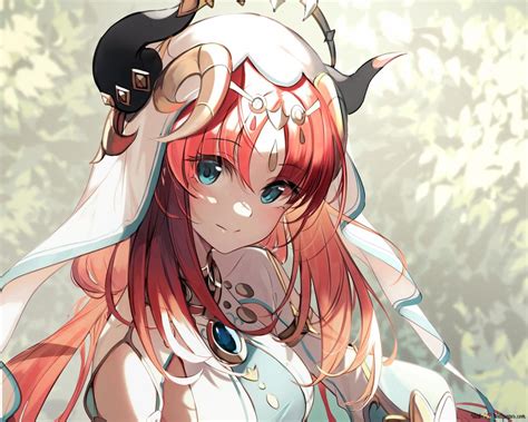 Hot Anime Dancer Nilou Pretty Green Eyes Genshin Impact 2k Wallpaper