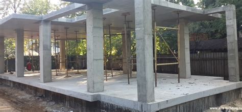 Строительство железобетонного каркаса дома в Московской области