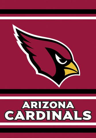 Arizona Cardinals Official Nfl Football Team 2 Sided 28x40 Banner