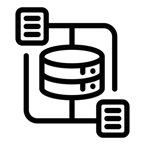 File Server Data Icon Outline Style 15892652 Vector Art At Vecteezy