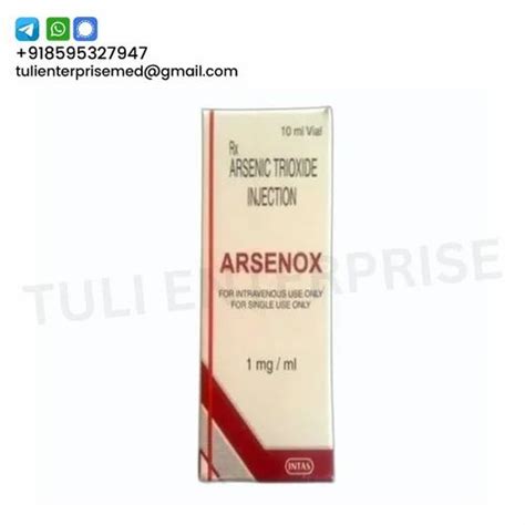 Generic Trisenox Arsenic Trioxide Injection Packaging 11 At Rs 450