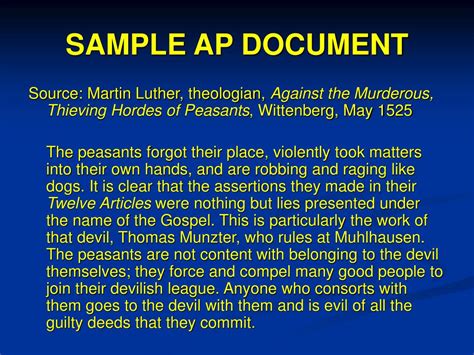 Ppt How To Write The Ap European Dbq Powerpoint Presentation Free